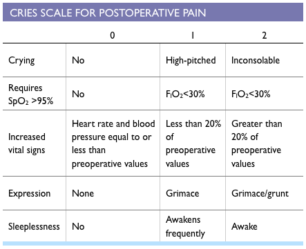 Chapter 32. Pediatric Pain Assessment | Basics of Pediatric Anesthesia ...