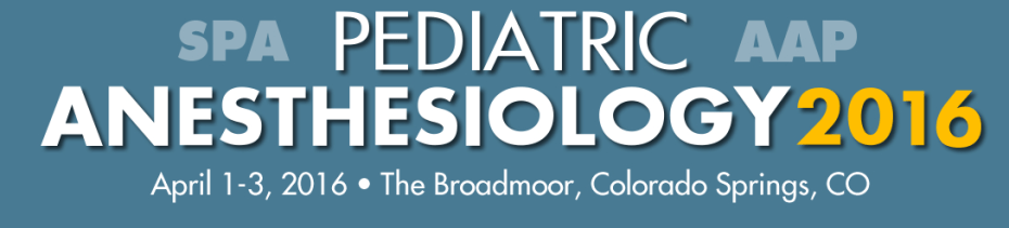 Lectures | Basics of Pediatric Anesthesia/Pediatric Anesthesia Article ...